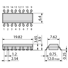 DIP16(LF4) | 东芝半导体&存储产品中国官网